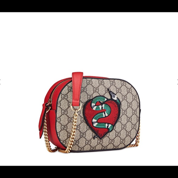 Gucci | Bags | Gucci Gg Supreme Heart Snake Bag Limited Edition | Poshmark
